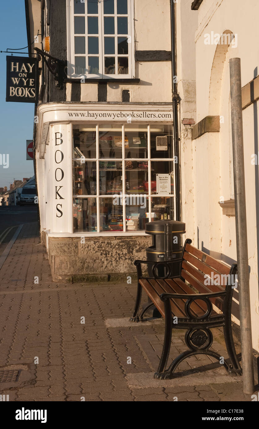 Shops in Hay-on-Wye Stock Photo - Alamy