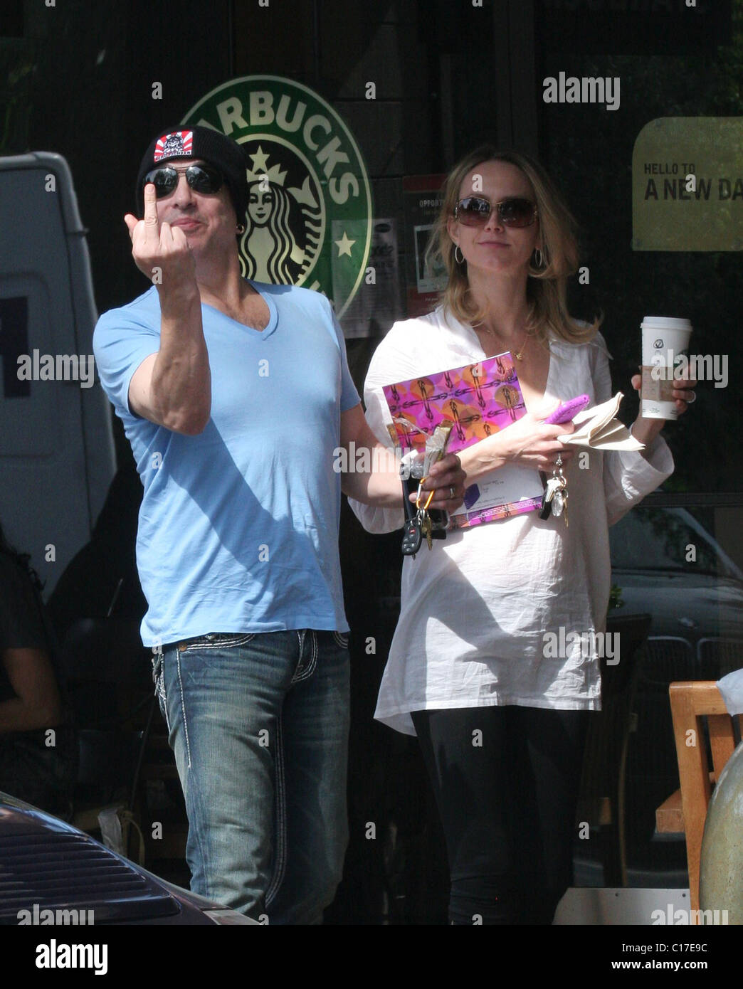 KISS singer/guitarist Paul Stanley and wife Erin Sutton leave the ...