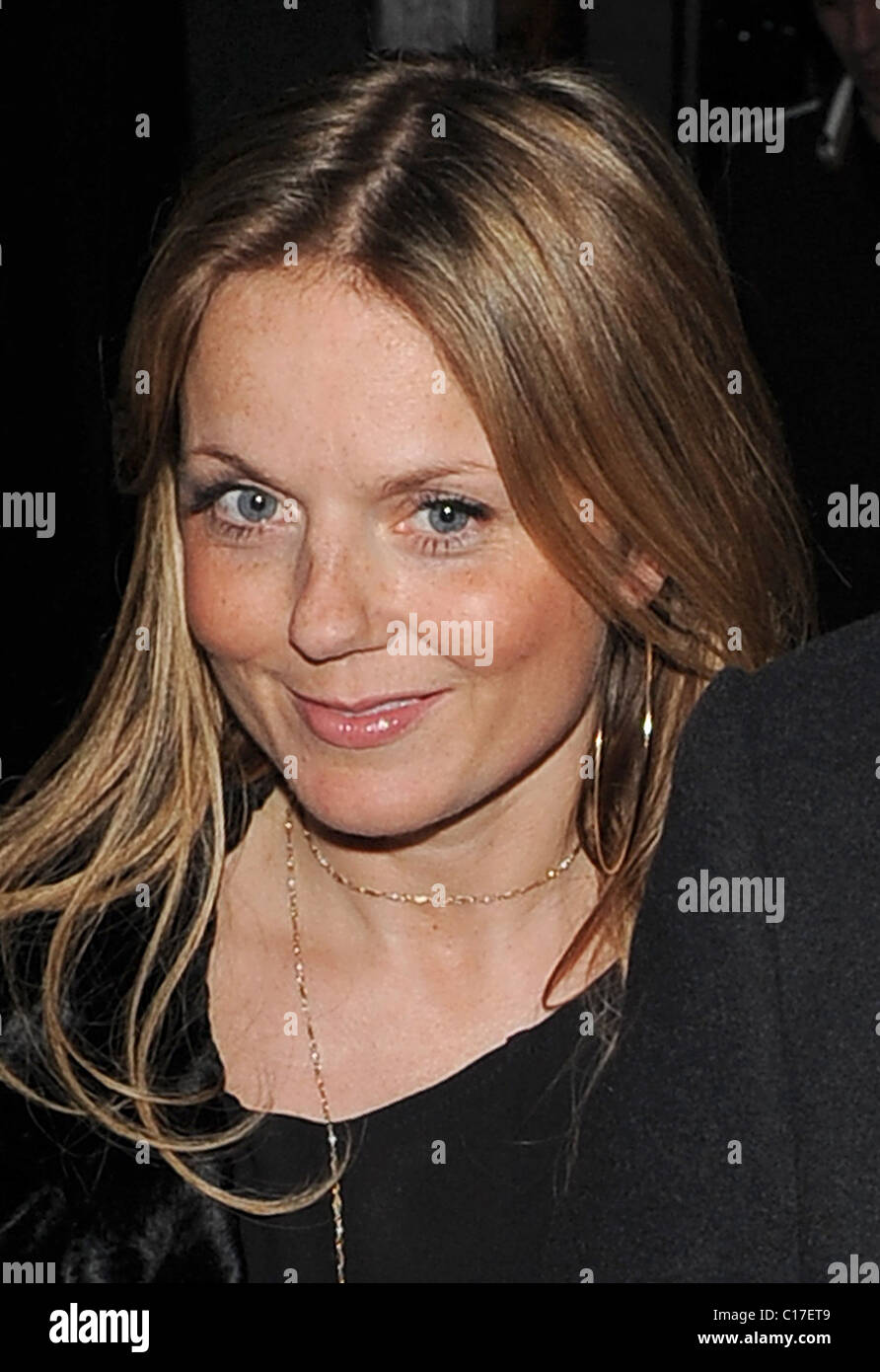 Geri Halliwell leaving Raffles nightclub at 4.30am appearing rather ...