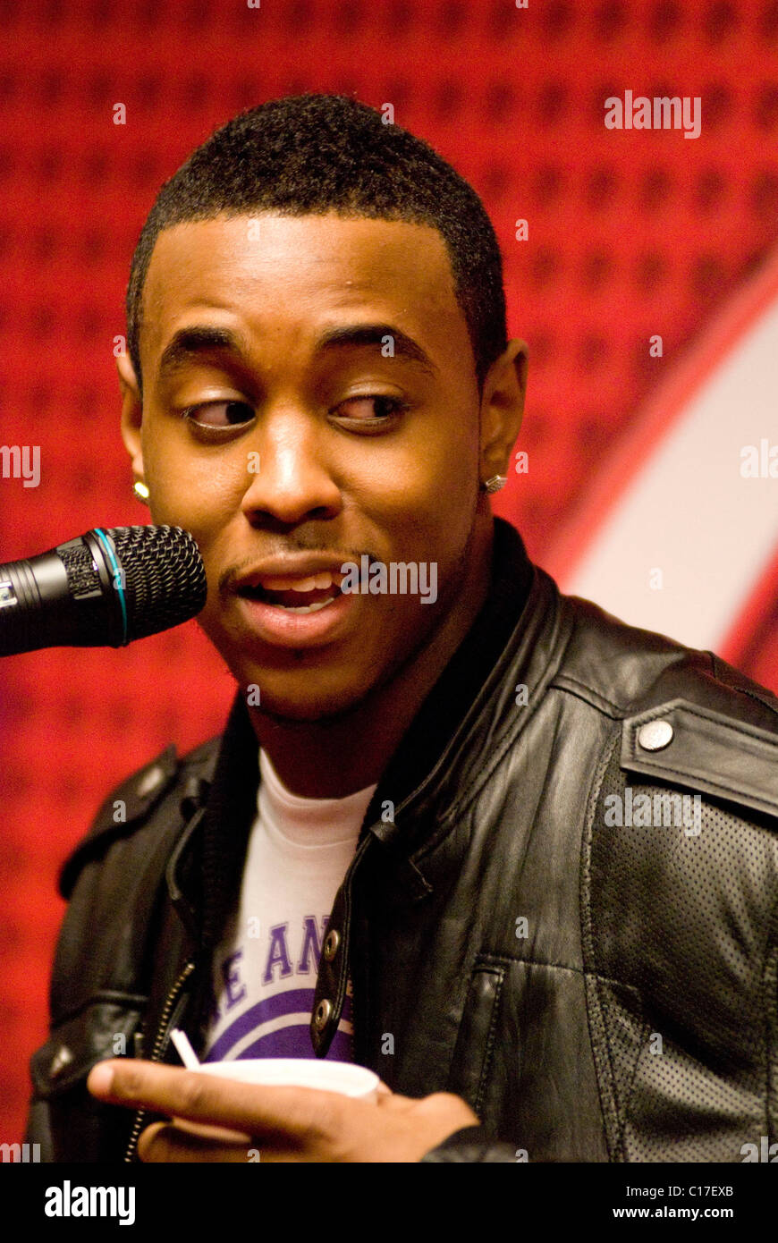 Singer Jeremih at the WGCI Coca Cola Lounge Chicago, illinois - 19.03. ...