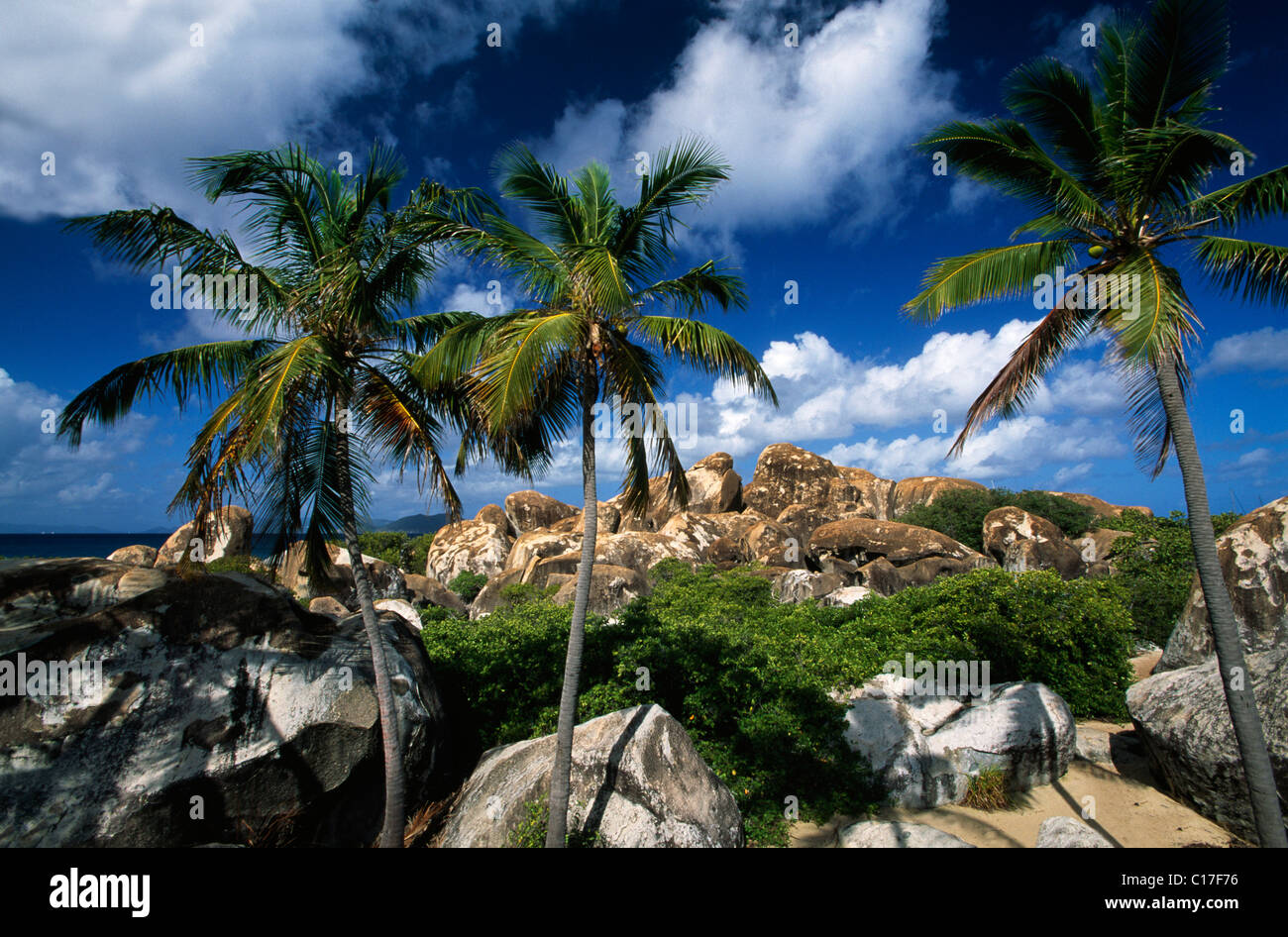 The Baths, a rock formation on Virgin Gorda Island, British Virgin ...