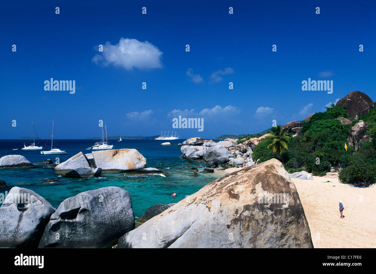The Baths, a rock formation on Virgin Gorda Island, British Virgin ...