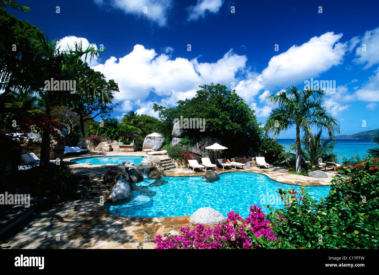 Swimming Pool of the Little Dix Bay Resort on Virgin Gorda Island ...