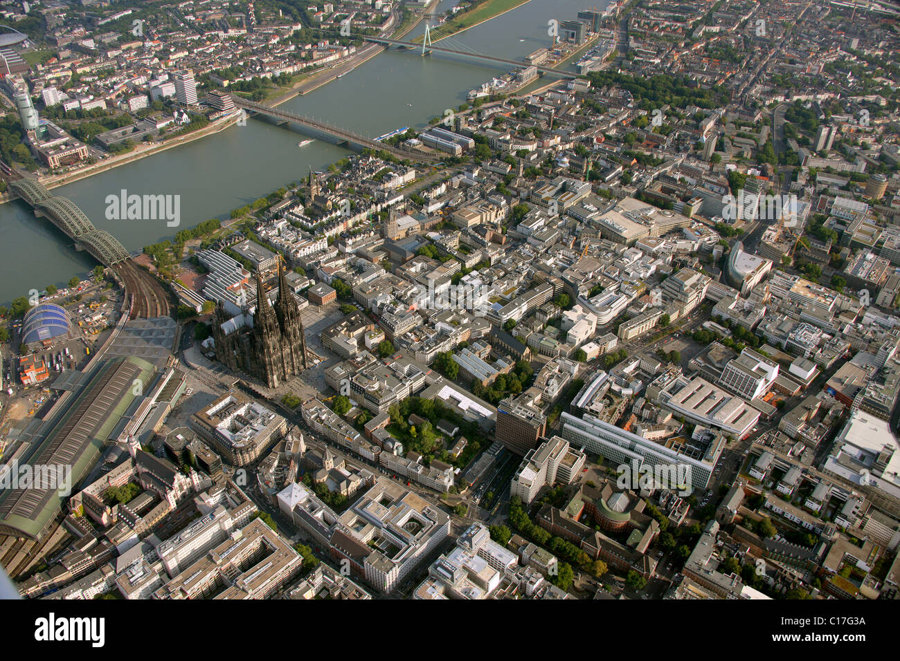 Kölner dom aerial hi-res stock photography and images - Alamy
