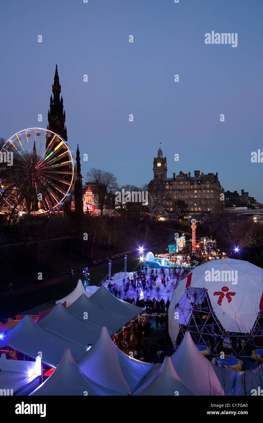 Illuminated Edinburgh Wheel High Resolution Stock Photography and ...