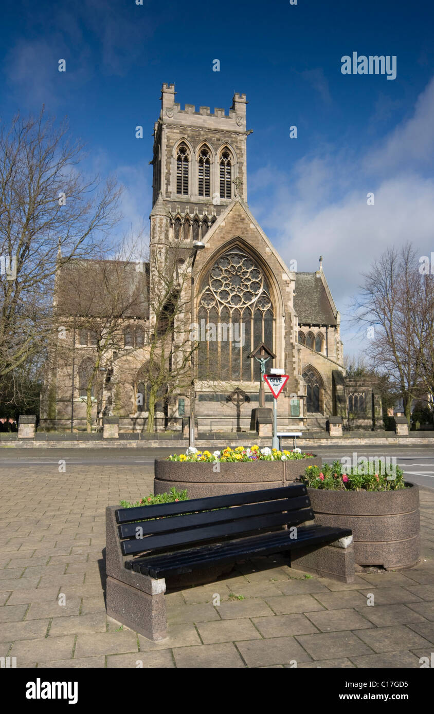 St Pauls Church Burton upon Trent Stock Photo - Alamy