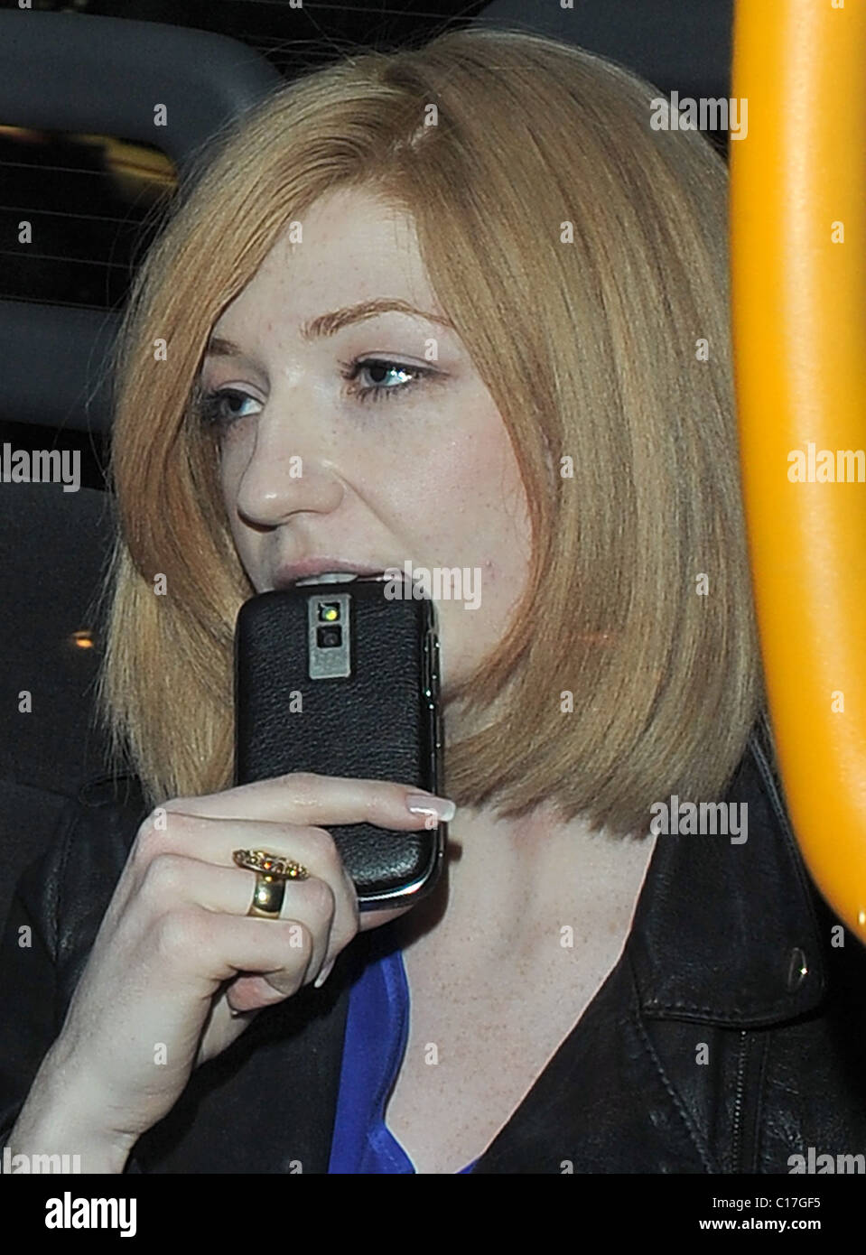 Nicola Roberts arrives back at her hotel, after a brief visit to ...