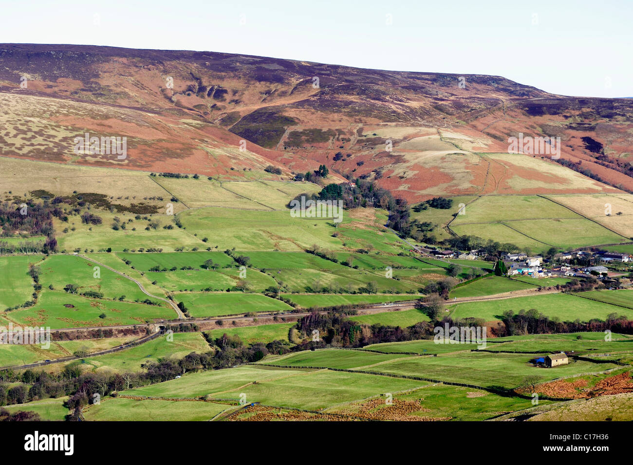 edale derbyshire peak district england uk Stock Photo - Alamy