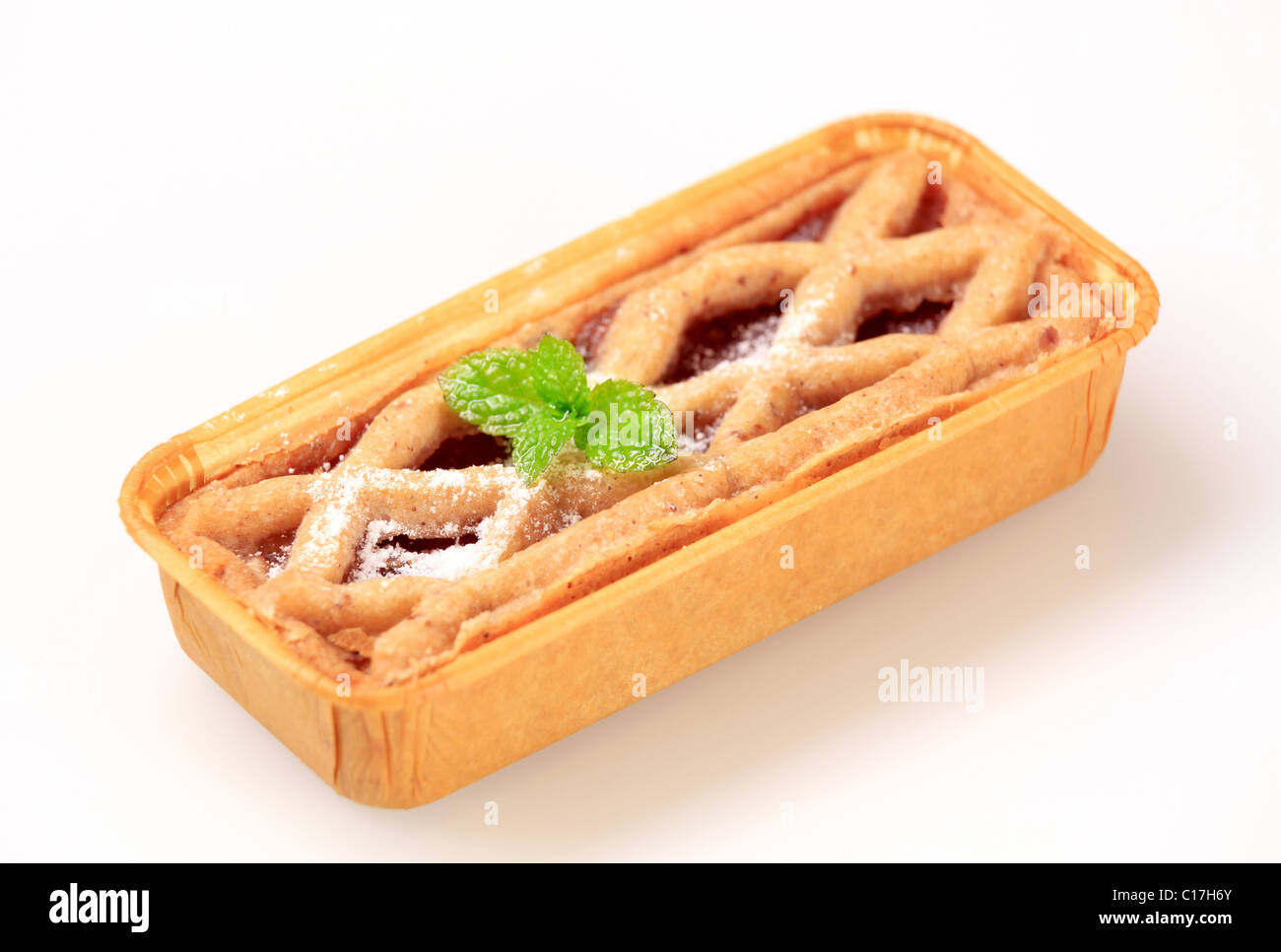 Mini dessert tart with lattice topping Stock Photo - Alamy