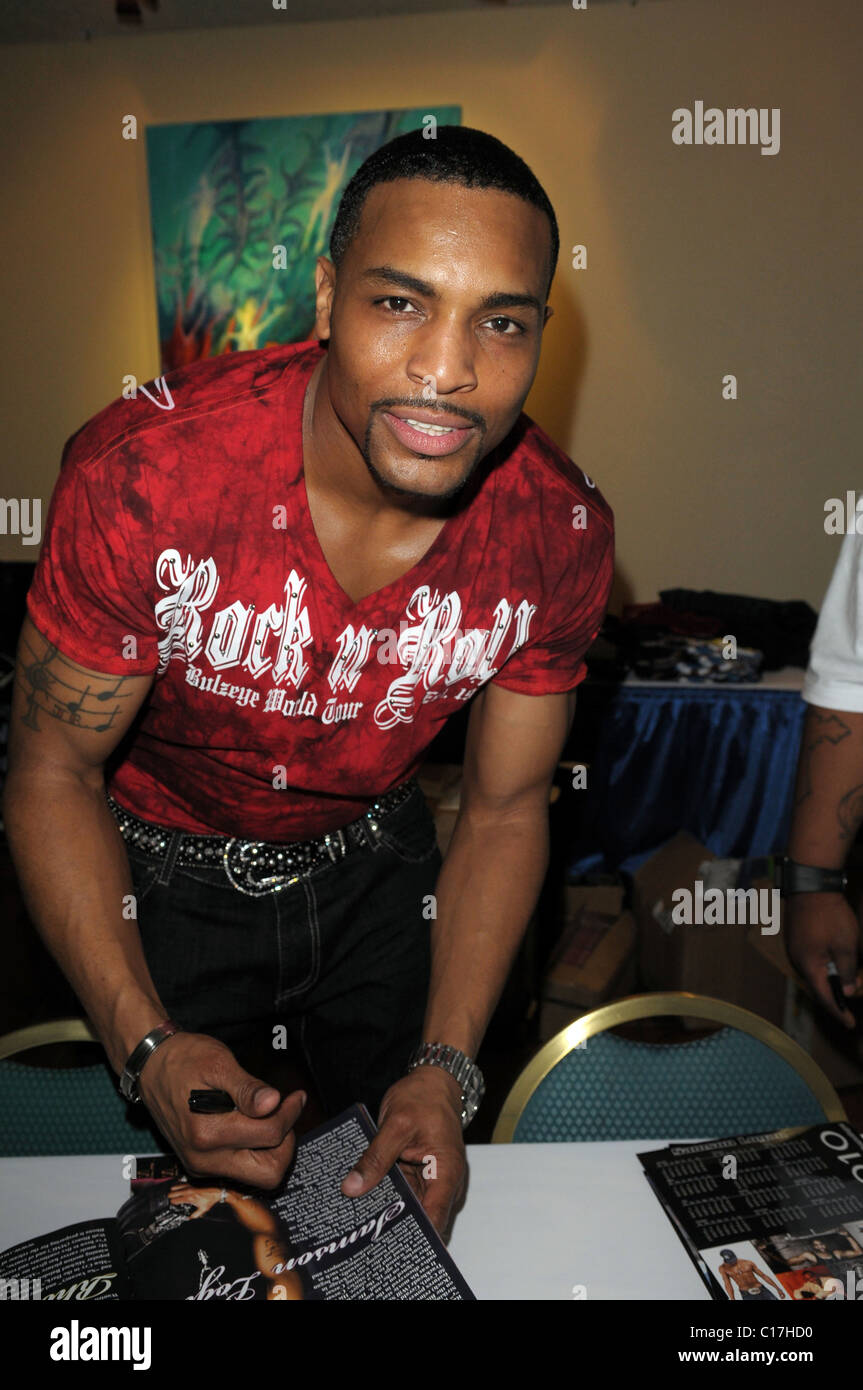 Samson Logan after performing in 'Love Overboard' at the James L Knight ...