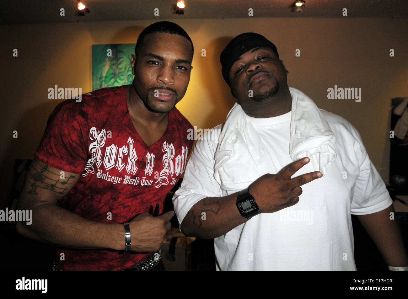 Samson Logan and Zacardi Cortez after performing in 'Love Overboard' at ...