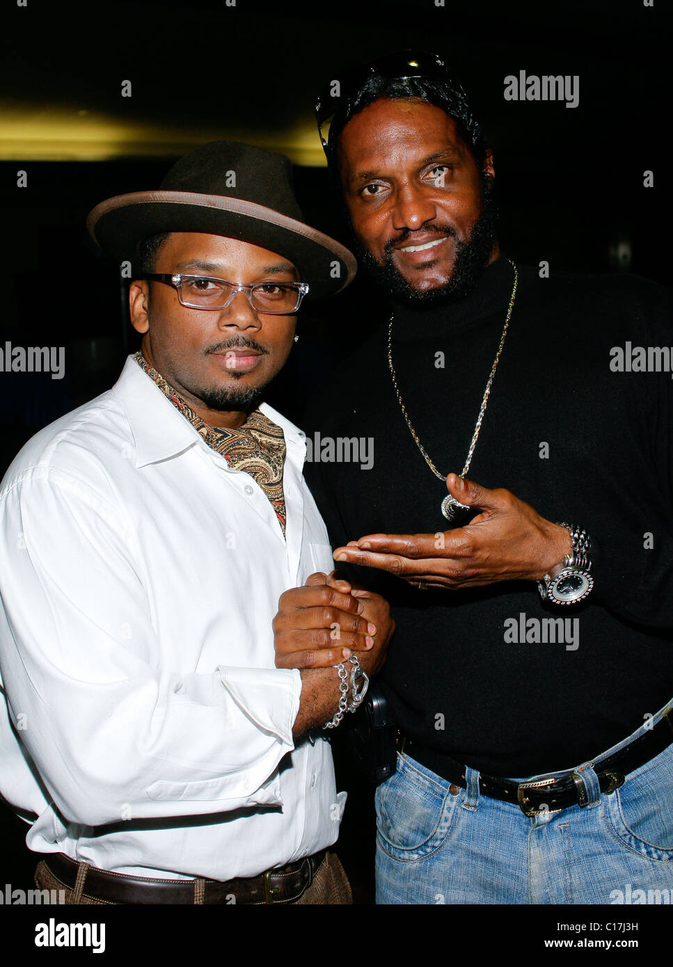 Carl Payne after performing in 'Love Overboard' at the James L Knight ...