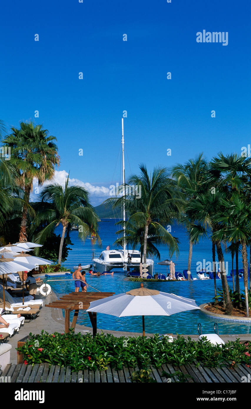 Ritz Carlton Hotel on St. Thomas Island, United States Virgin Islands ...