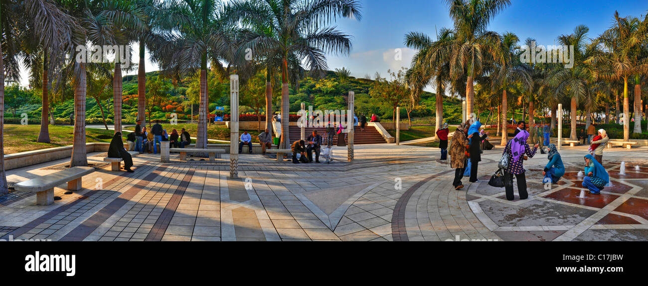The Azhar Park, a successful urban renewal project initiated by the Aga ...