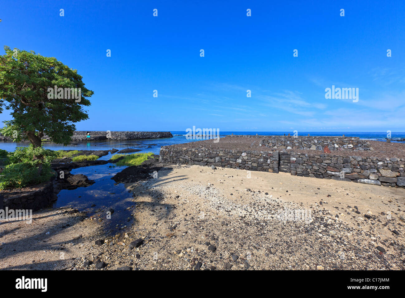 Hapaialii heiau (temple) in Keauhou, Kona Hawaii Stock Photo - Alamy
