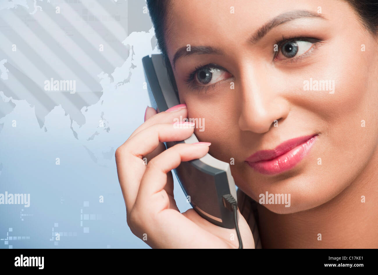 Human hand holding telephone cord hi-res stock photography and images ...