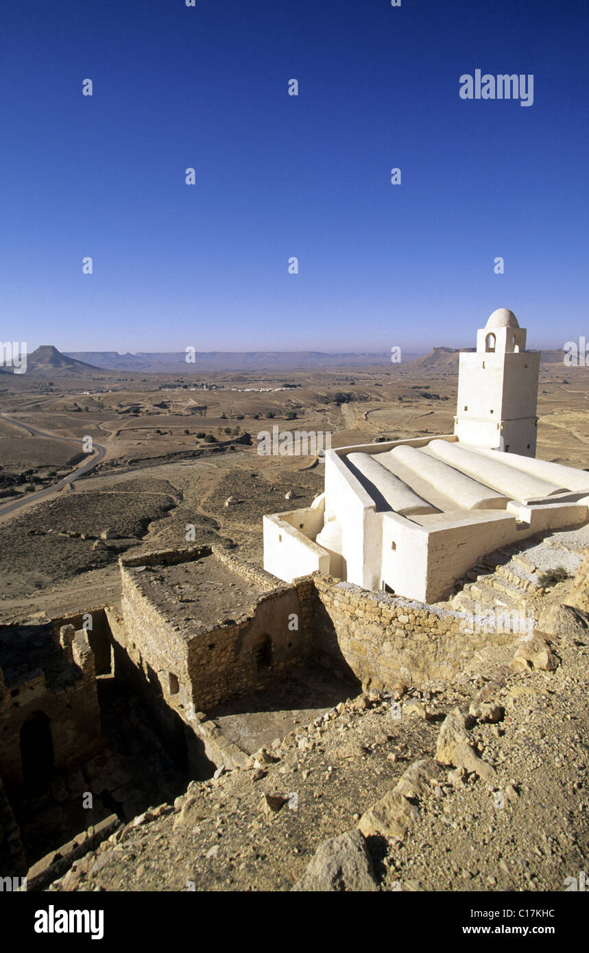 Tunisia, Southern Tunisia, Tataouine area, ksour's road, Douiret Berber ...