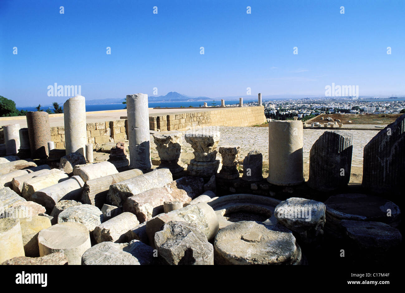 Tunisia, Tunis, Carthage ruins Stock Photo - Alamy