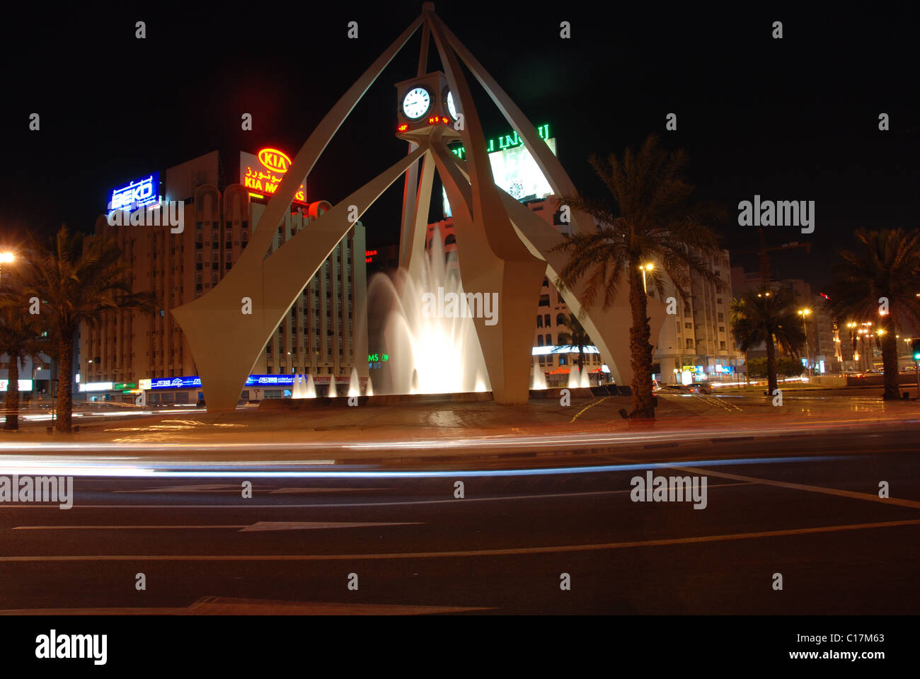 Dubai Clock Tower Stock Photos & Dubai Clock Tower Stock Images - Alamy
