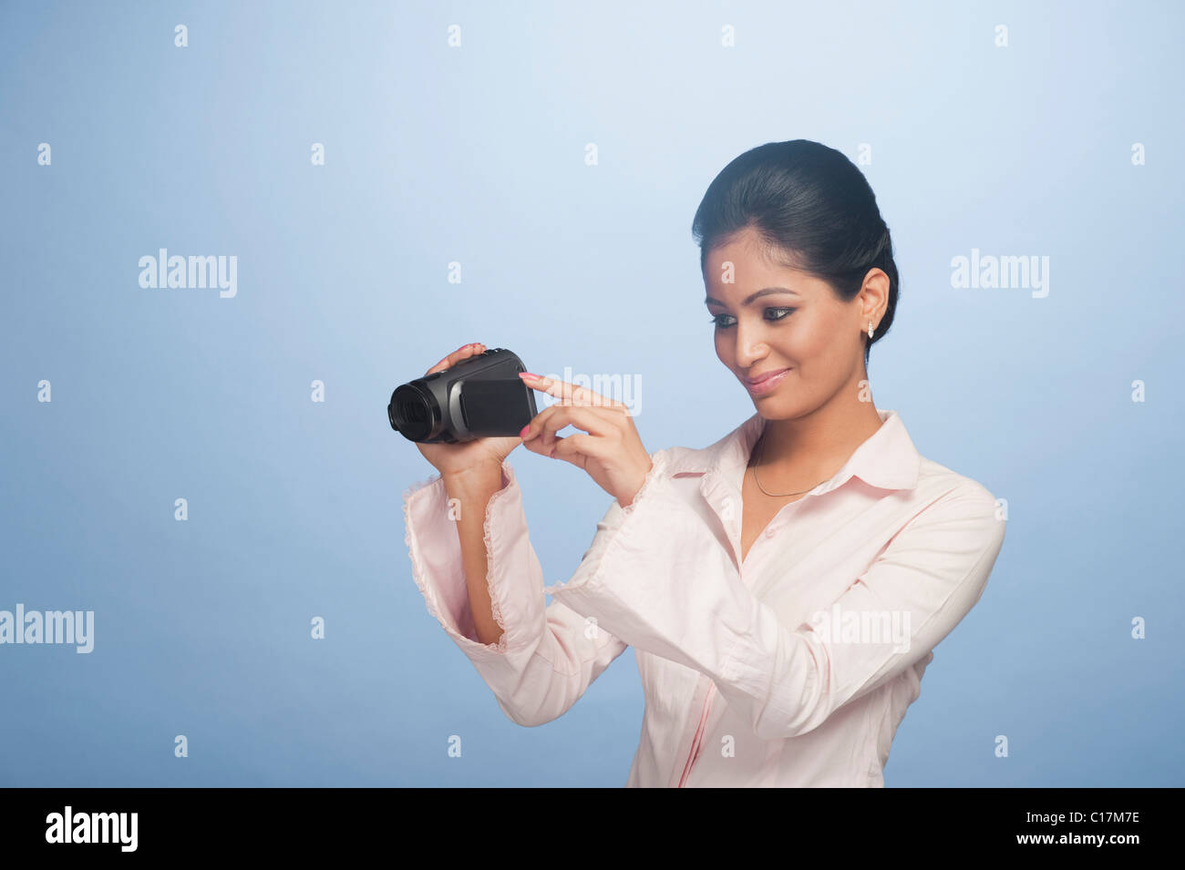 Filming with handycam hi-res stock photography and images - Alamy