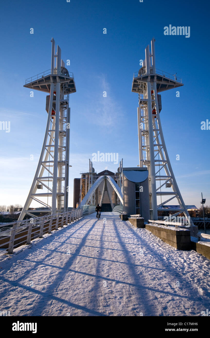 The manchester ship canal at salford quays hi-res stock photography and ...