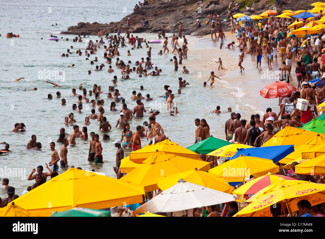 Praia do Farol da Barra, Salvador, Brazil Stock Photo - Alamy