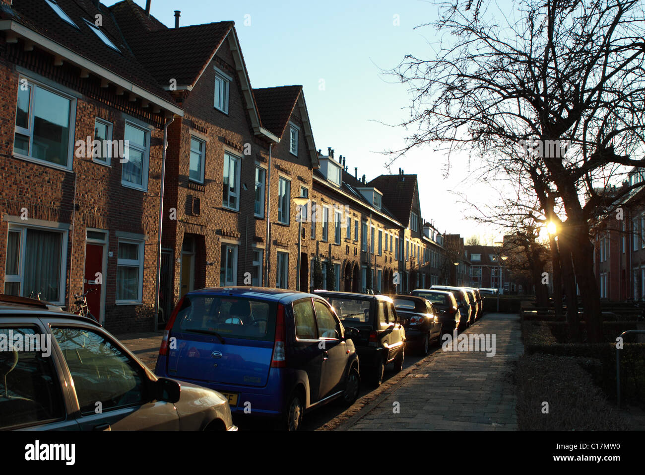 lightened street in the Netherlands Stock Photo - Alamy