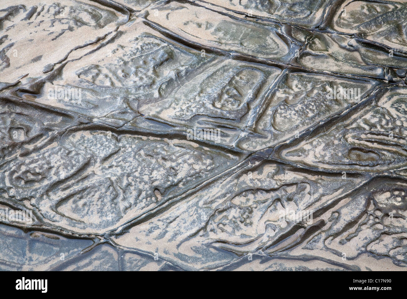 rocks on beach at St. George River, Great Ocean Road, Victoria ...