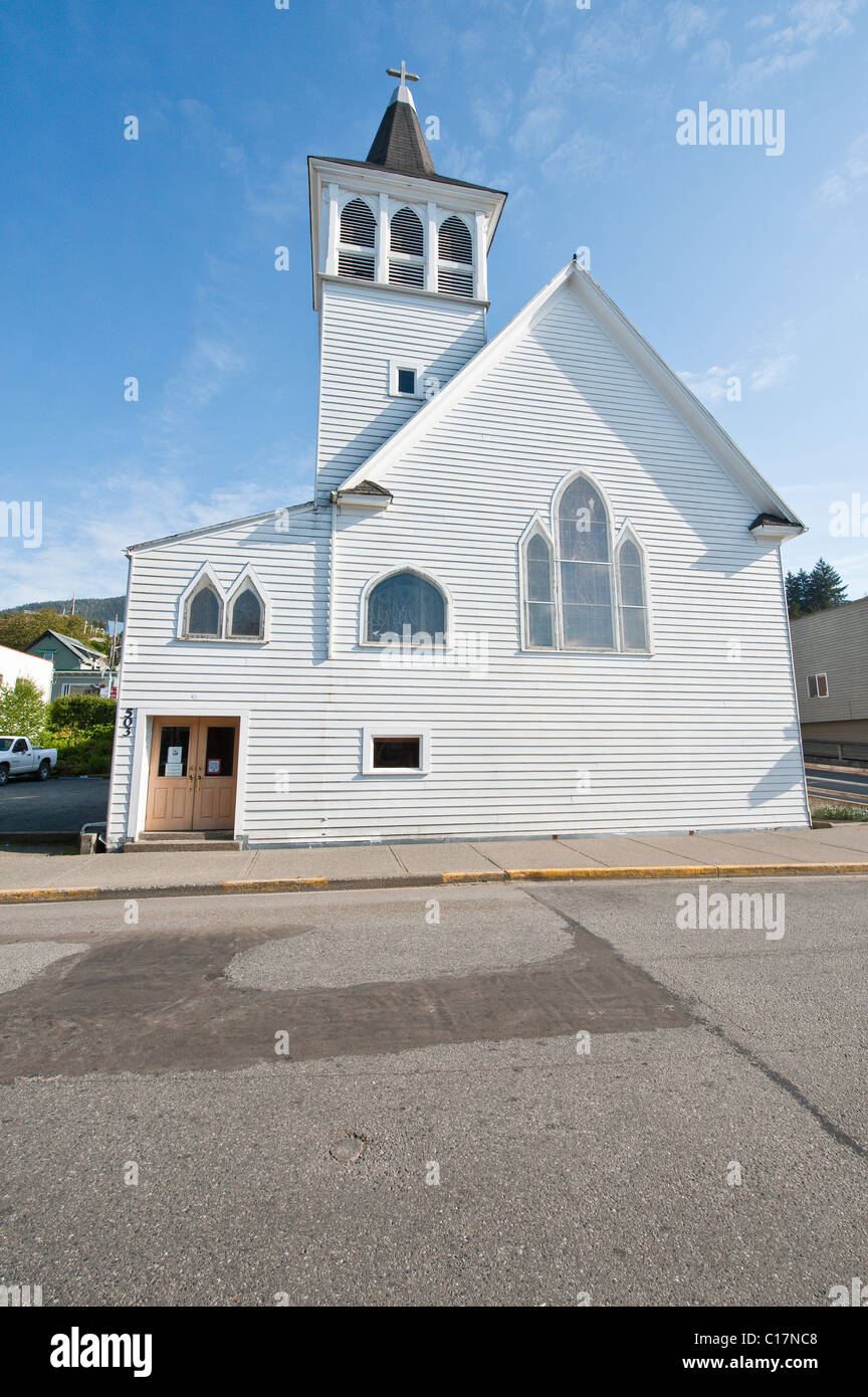 Ketchikan, Alaska. St. John's Church, Ketchikan, Southeast Alaska Stock ...