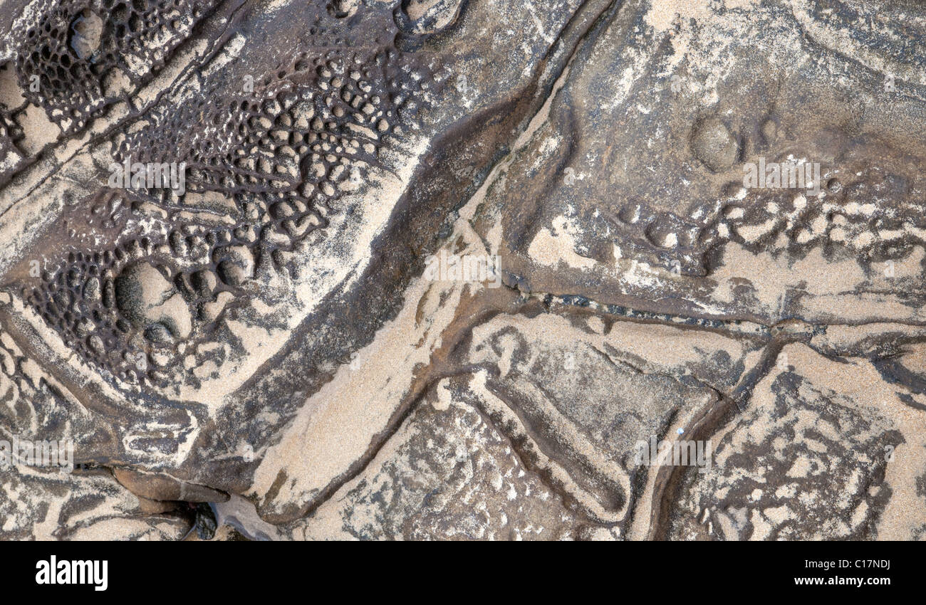 rocks on beach at St. George River, Great Ocean Road, Victoria ...
