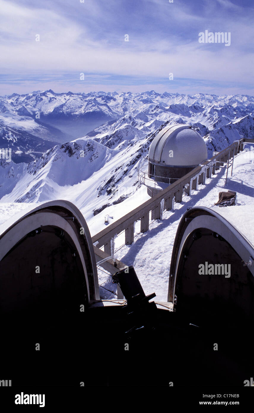 France, Hautes Pyrenees, Pic du Midi of Bigorre (2872m), the ...