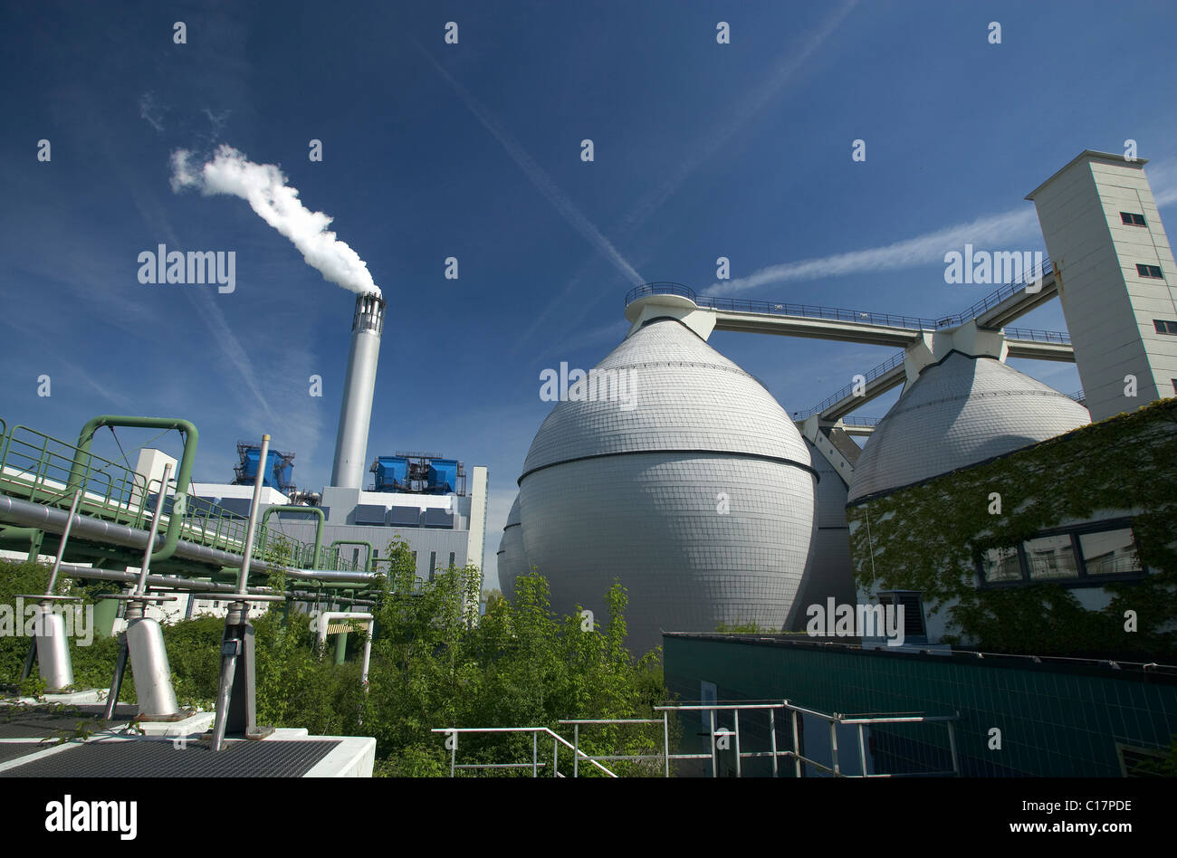 Ruhleben sewage treatment plant, Berlin, Germany Stock Photo - Alamy