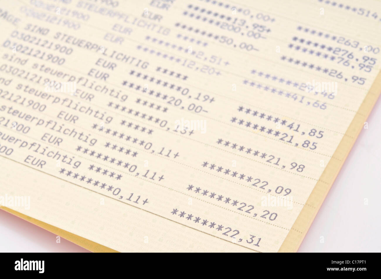 Account balance hi-res stock photography and images - Alamy