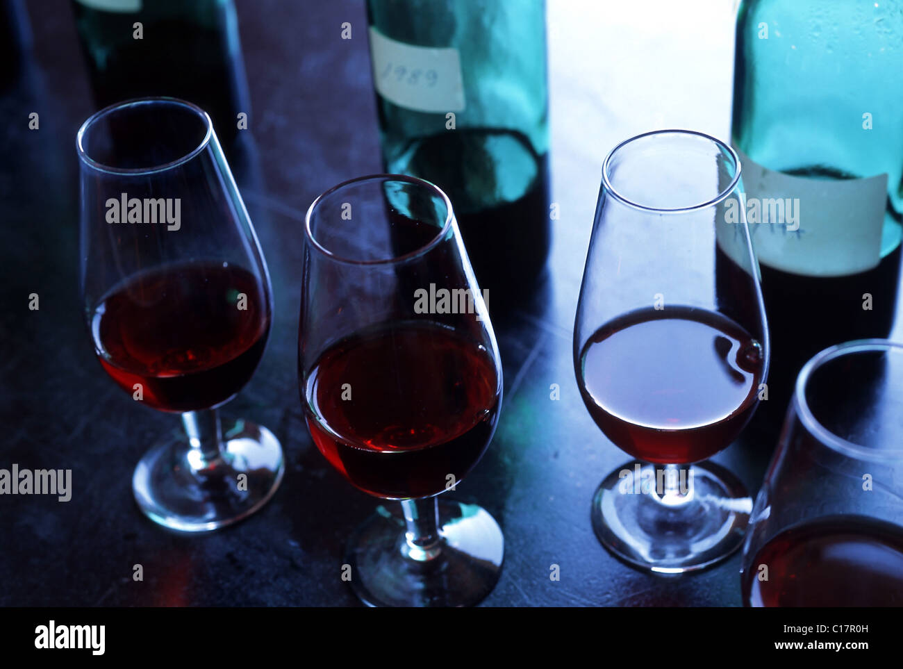 Portugal, Porto, Sandeman wine cellars Stock Photo - Alamy