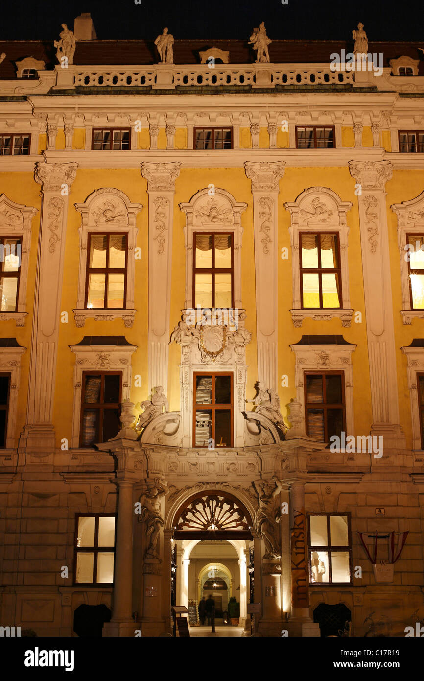 Palais Kinsky, Freyung, Vienna, Austria, Europe Stock Photo - Alamy