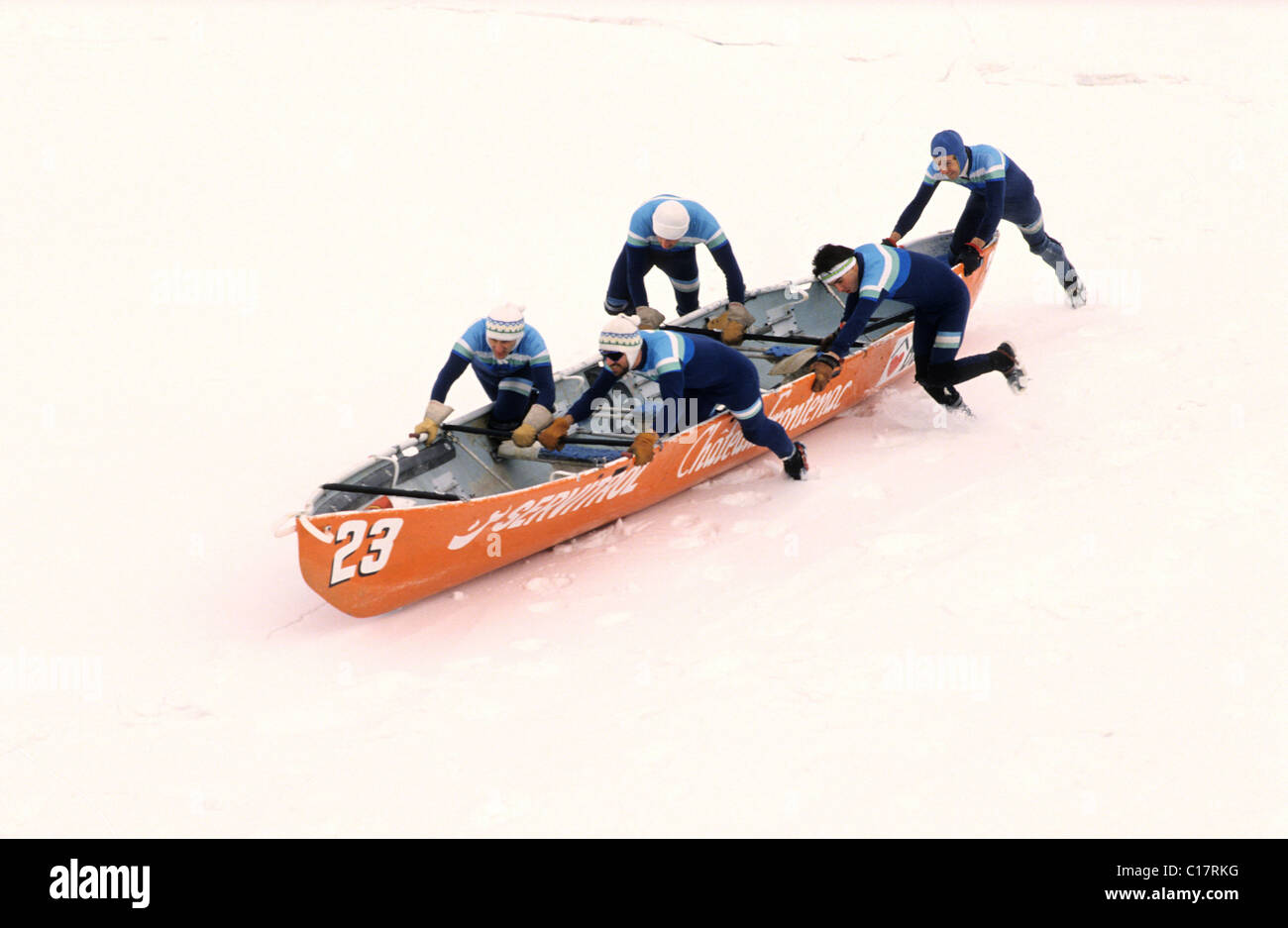 Canada, Quebec Province, Quebec city, boat race on Saint Lawrence river ...