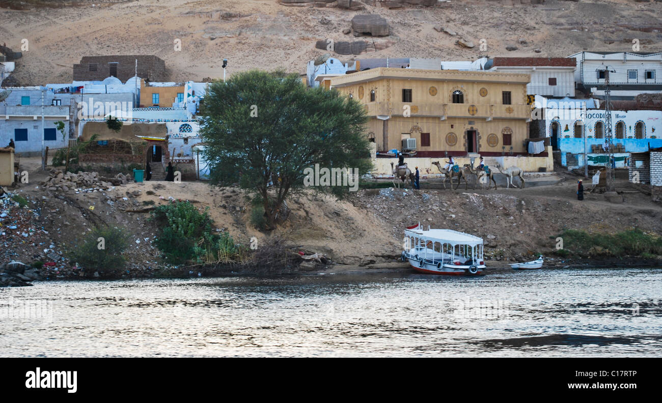 Egypt Life along the river Nile Stock Photo - Alamy