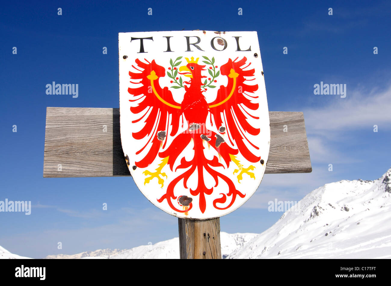 Austrian border sign hi-res stock photography and images - Alamy