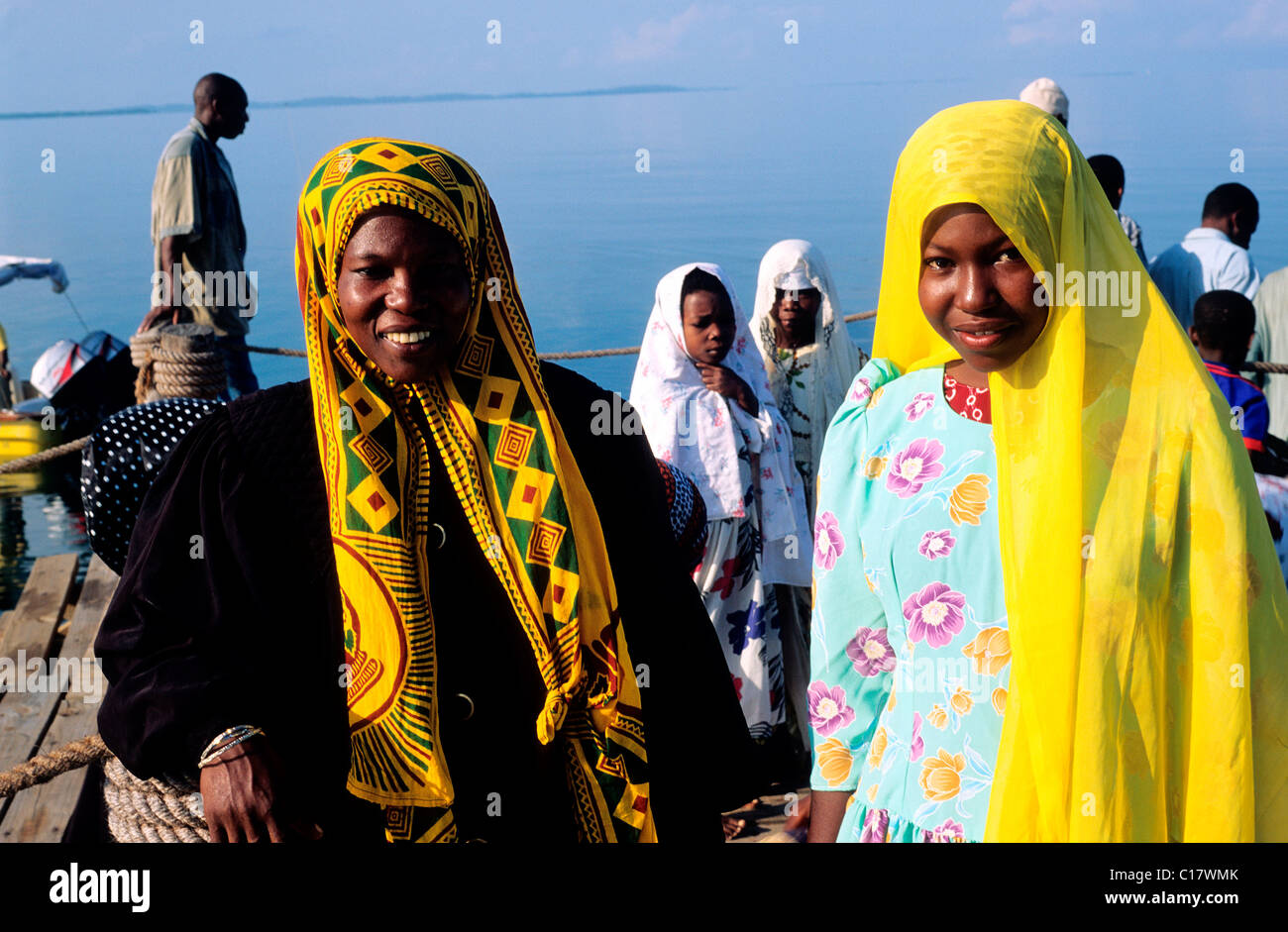 Tanzania, Zanzibar Archipelago, Pemba Island, inhabitant of the village ...
