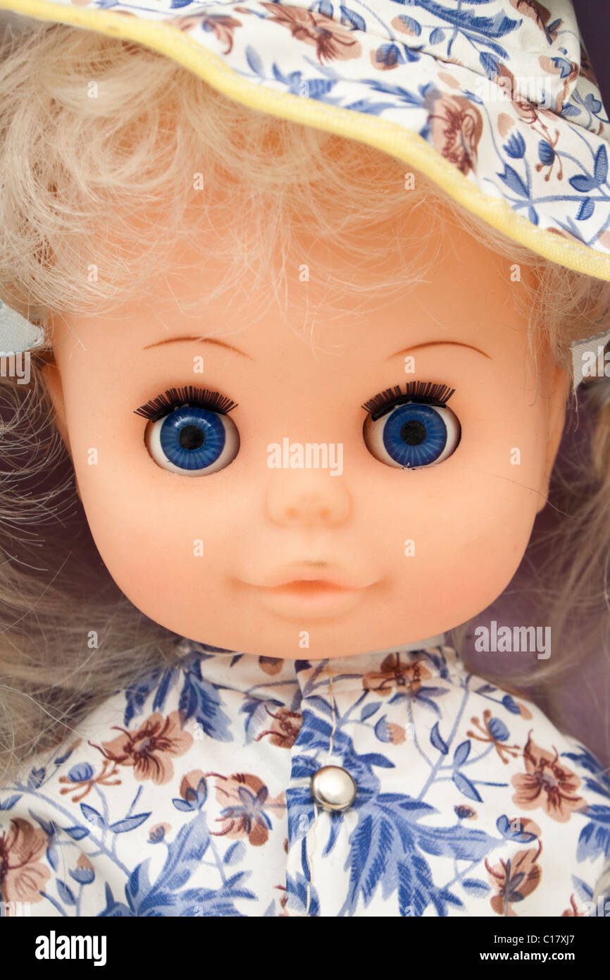 Vintage 1960's "Rainy Day Doll" wearing raincoat Stock Photo - Alamy