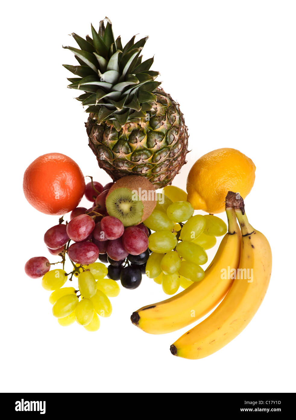 Composition of fresh fruits Stock Photo - Alamy