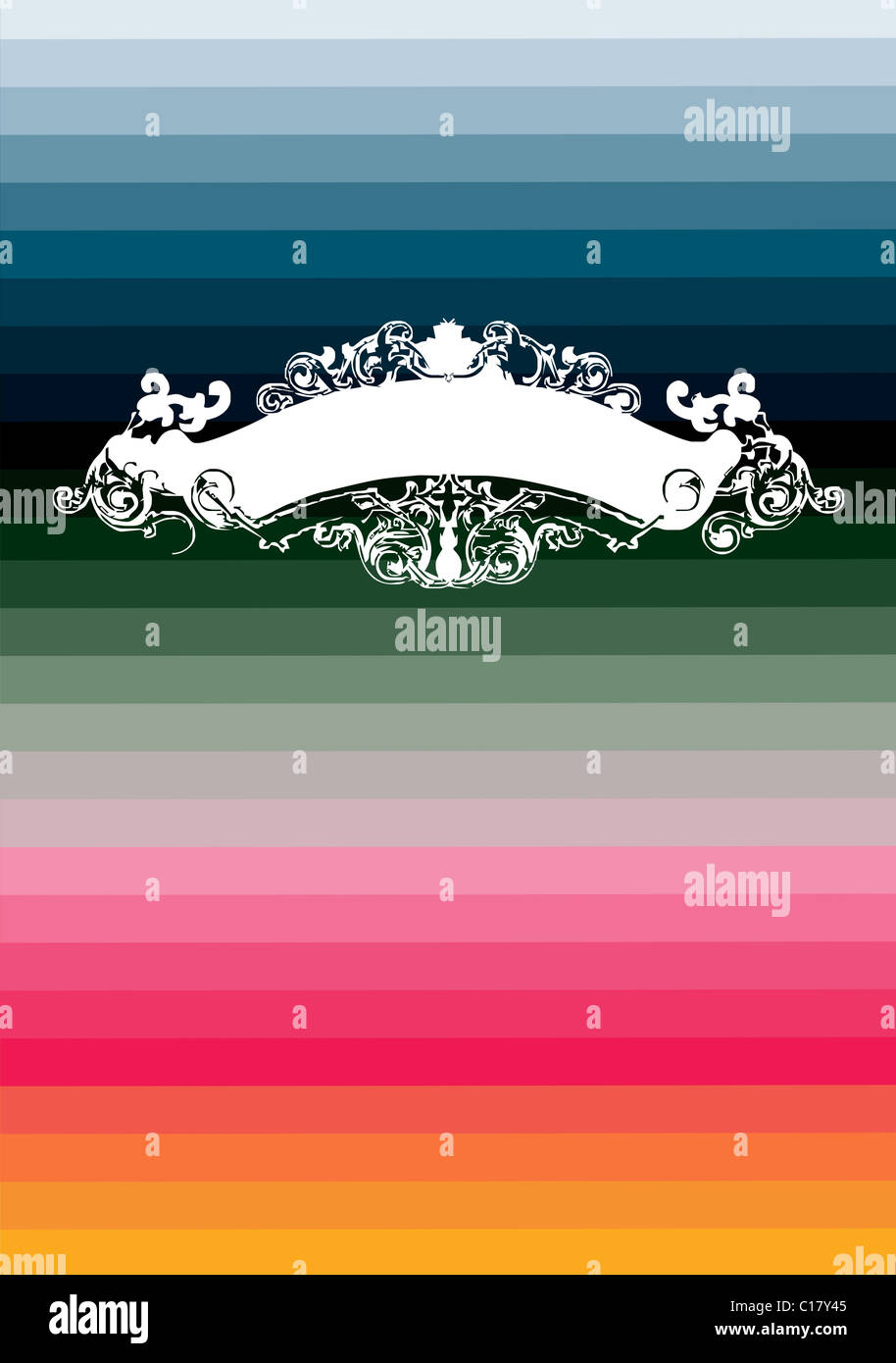 Multicolored classic banner background. Vector file available Stock ...