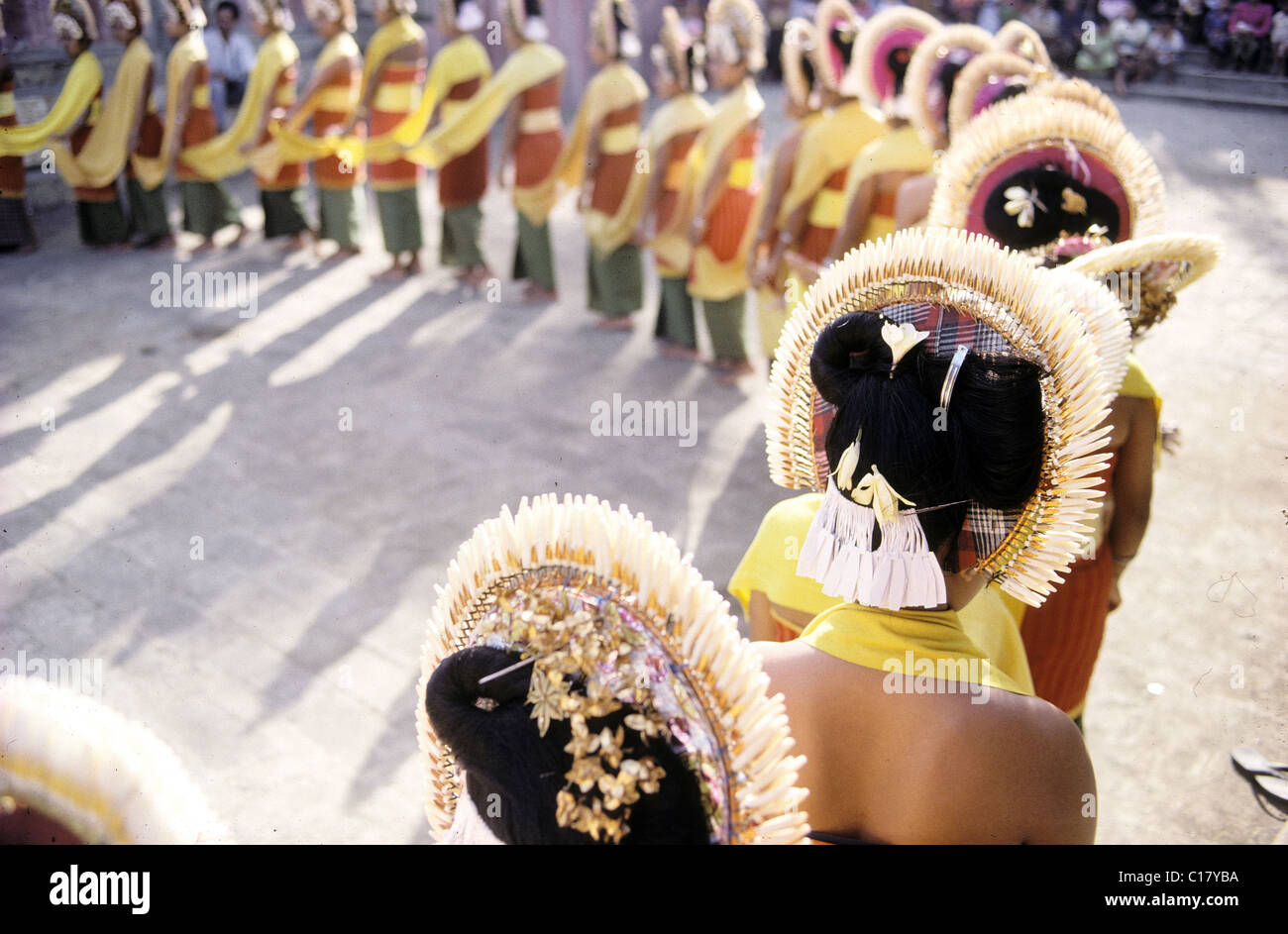 Indonesia, Bali, ceremony in a temple Stock Photo - Alamy