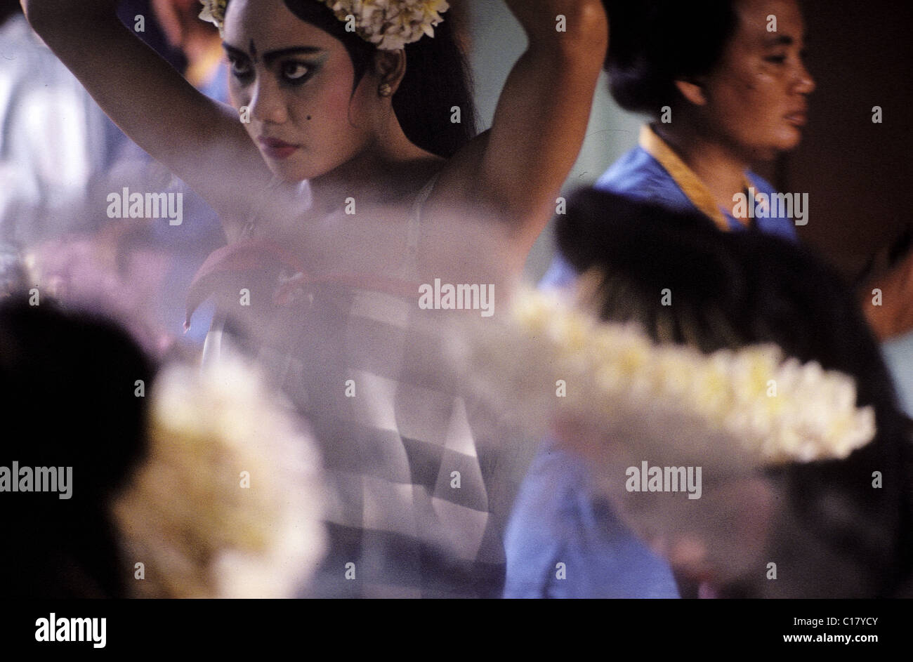 Indonesia, Bali, Batubulan temple, classic dance of Barong Stock Photo ...