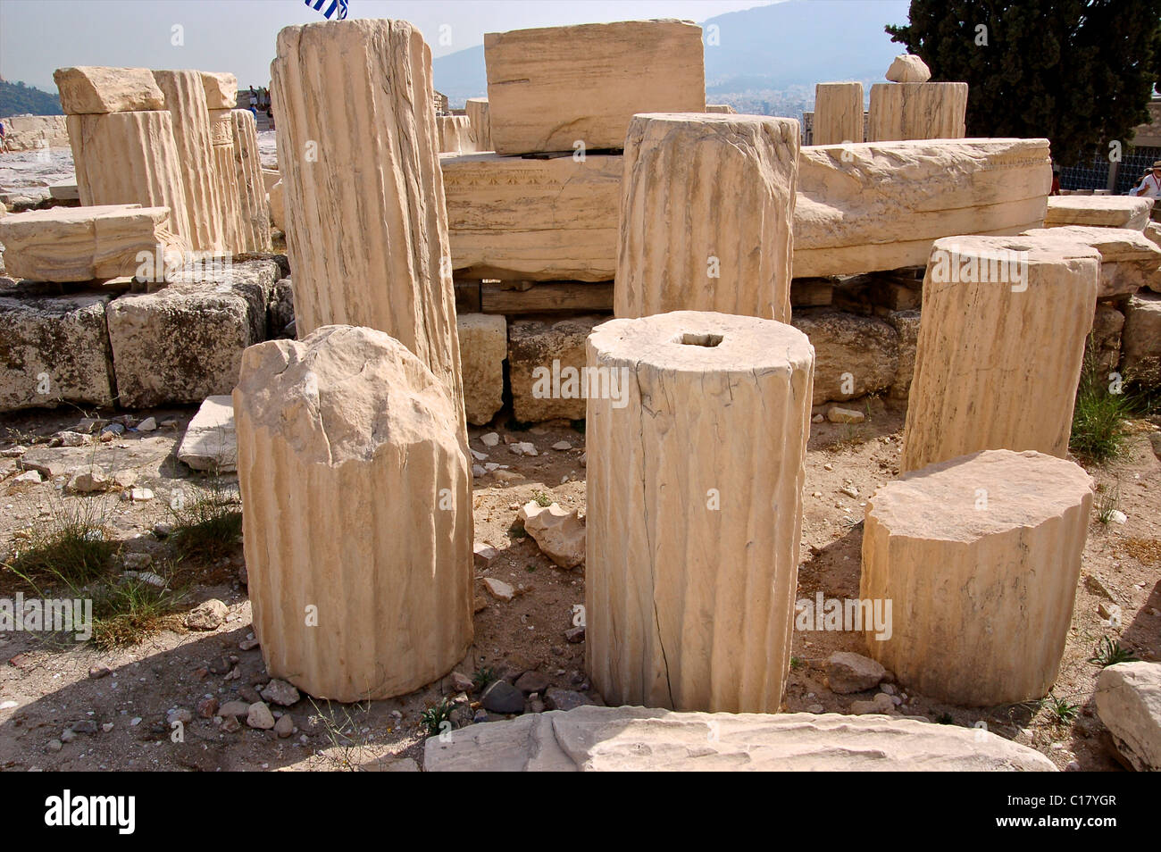 The Acropolis Athens Greece. European Cultural Heritage. Cecropia Stock ...