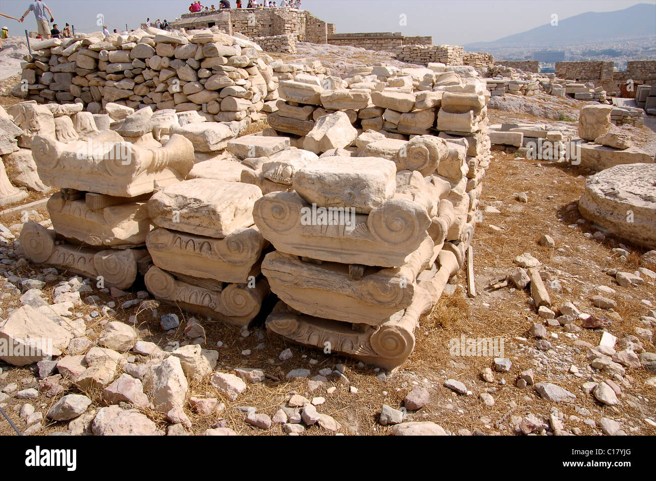 The Acropolis Athens Greece. European Cultural Heritage. Cecropia Stock ...