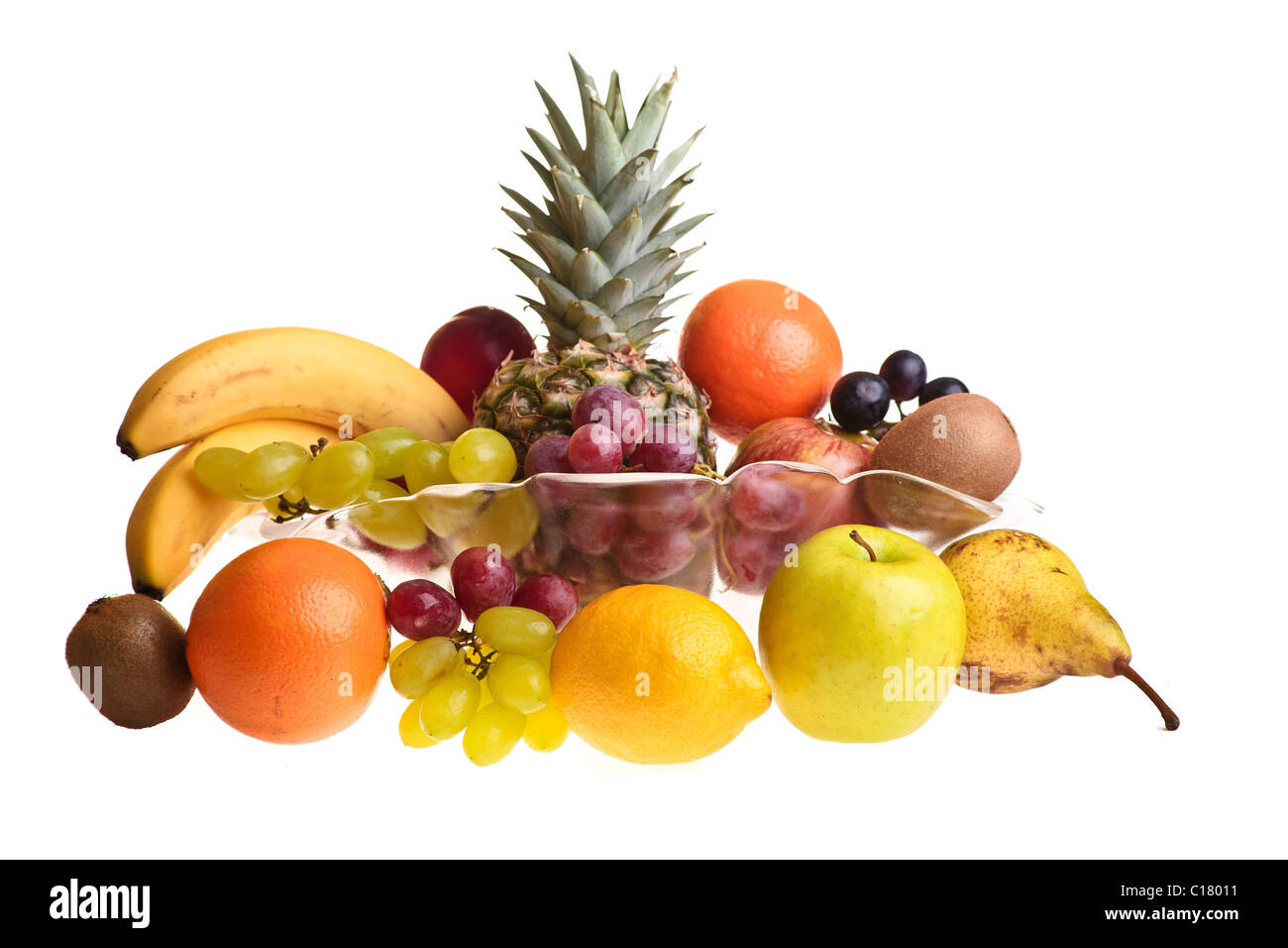 Composition of fresh fruits Stock Photo - Alamy