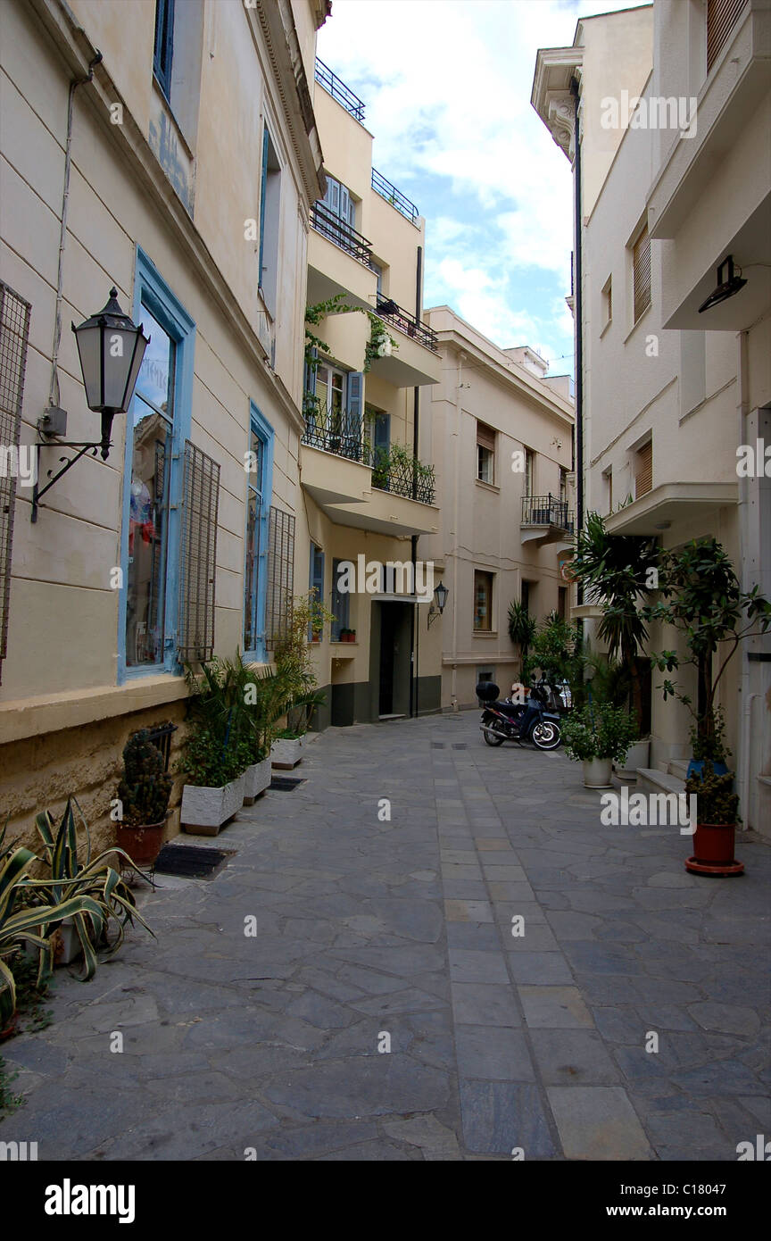 Streets buildings Athens Greece Stock Photo - Alamy