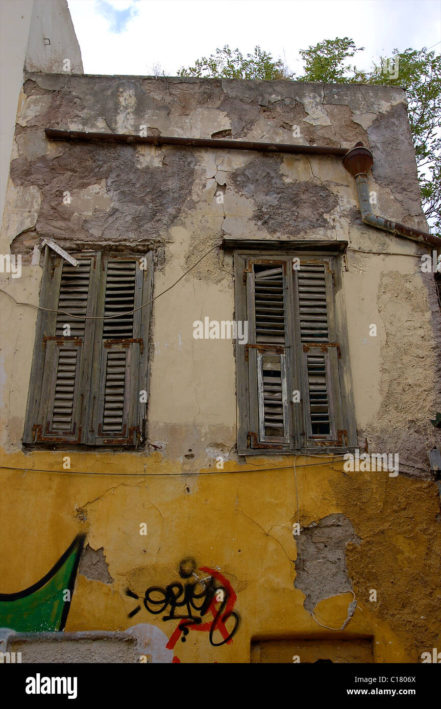 Streets buildings Athens Greece Stock Photo - Alamy