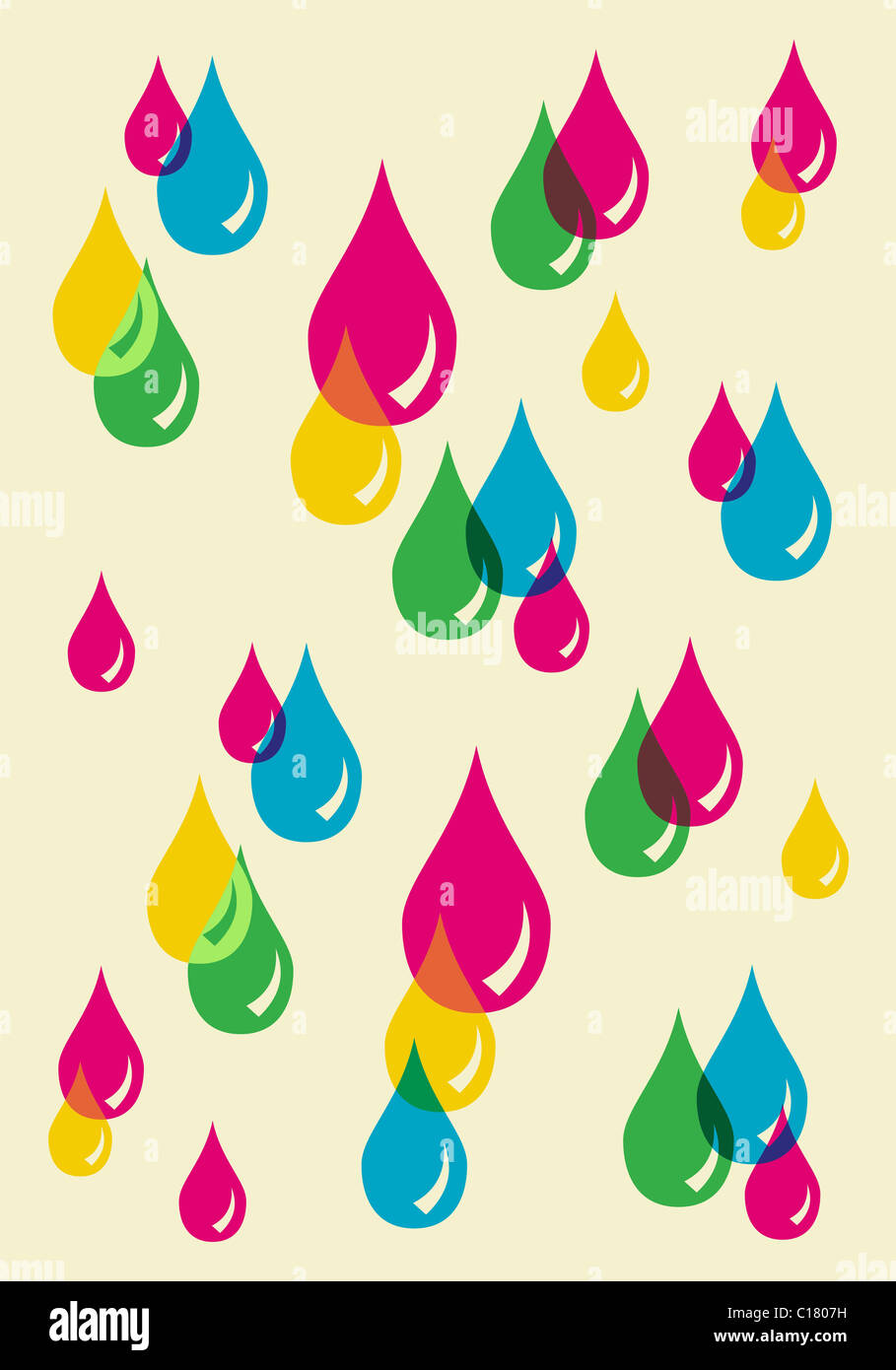 Colorful drops transparency pattern. Vector file available Stock Photo ...